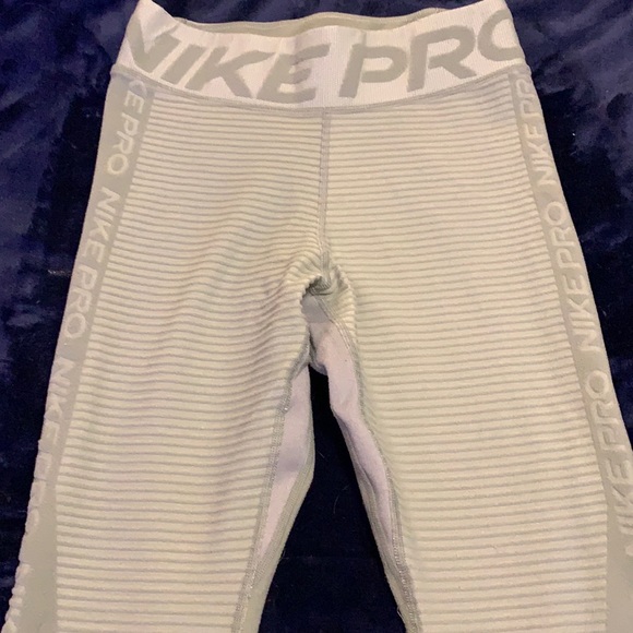 Nike | Pants & Jumpsuits | Nike Pro Hyperwarm Logo Sweatsleggins ...